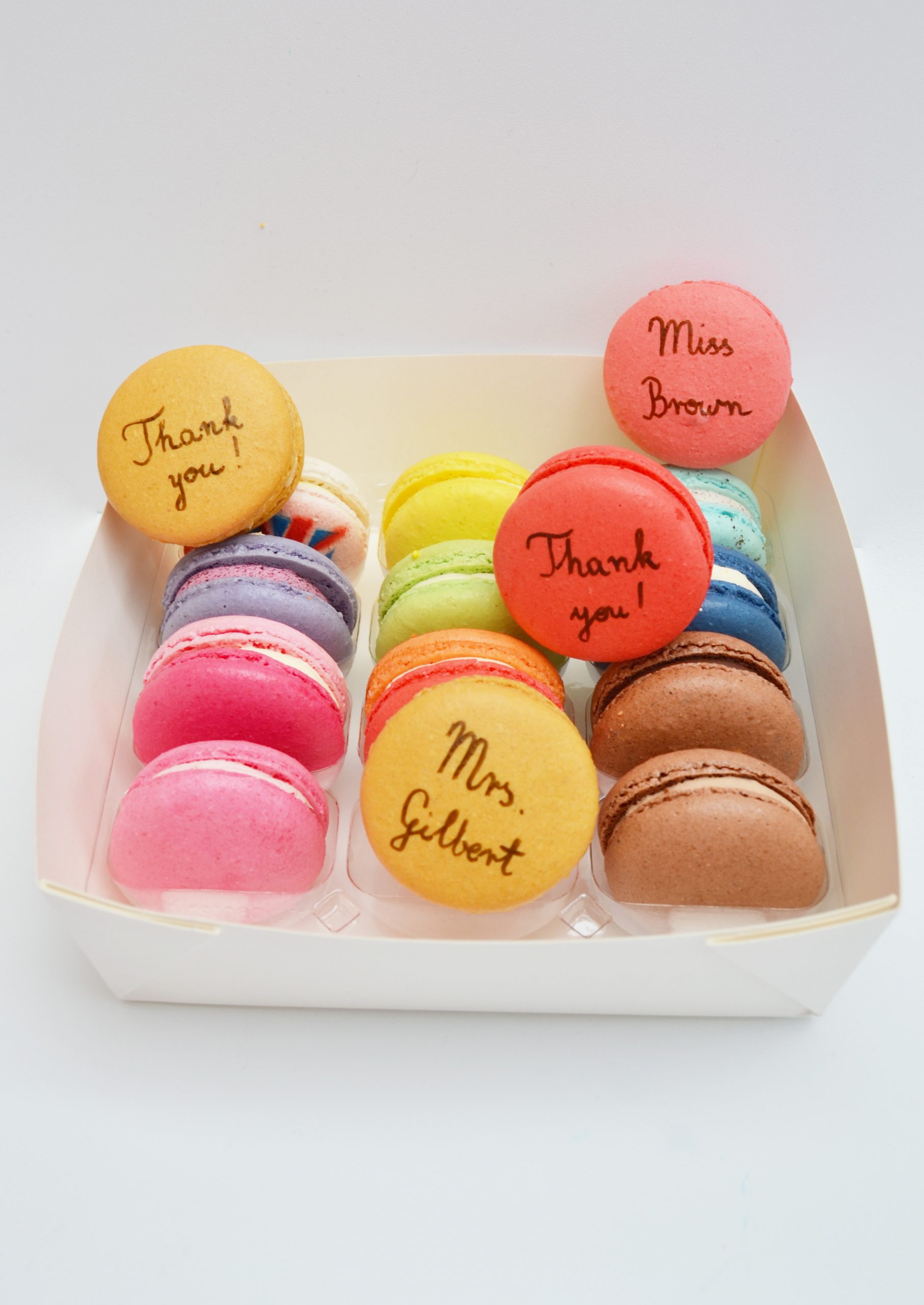 PERSONALIZED MACARONS FOR TEACHER’S WITH MACARON BOOKMARK – Bite the ...